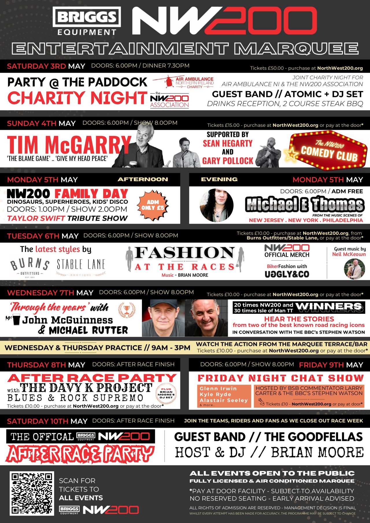 NW200 Event Guide 2025: 5th-10th May | Causeway Chamber